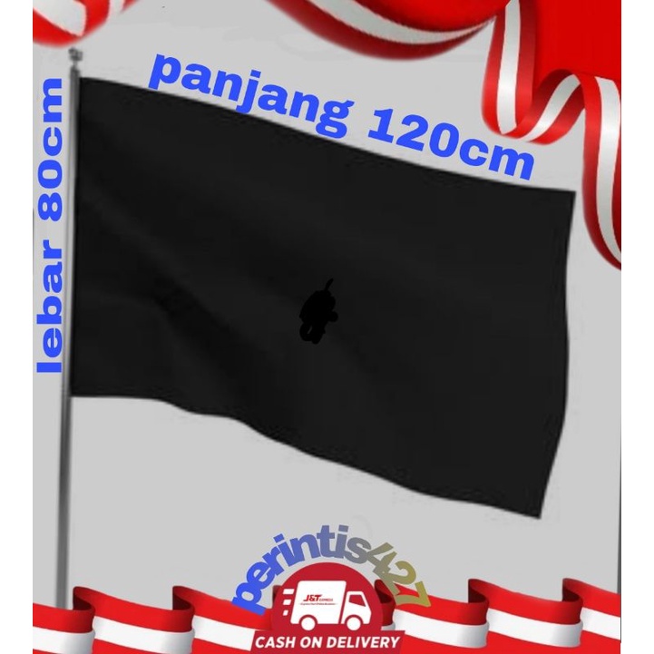 Jual BENDERA HITAM POLOS | Shopee Indonesia