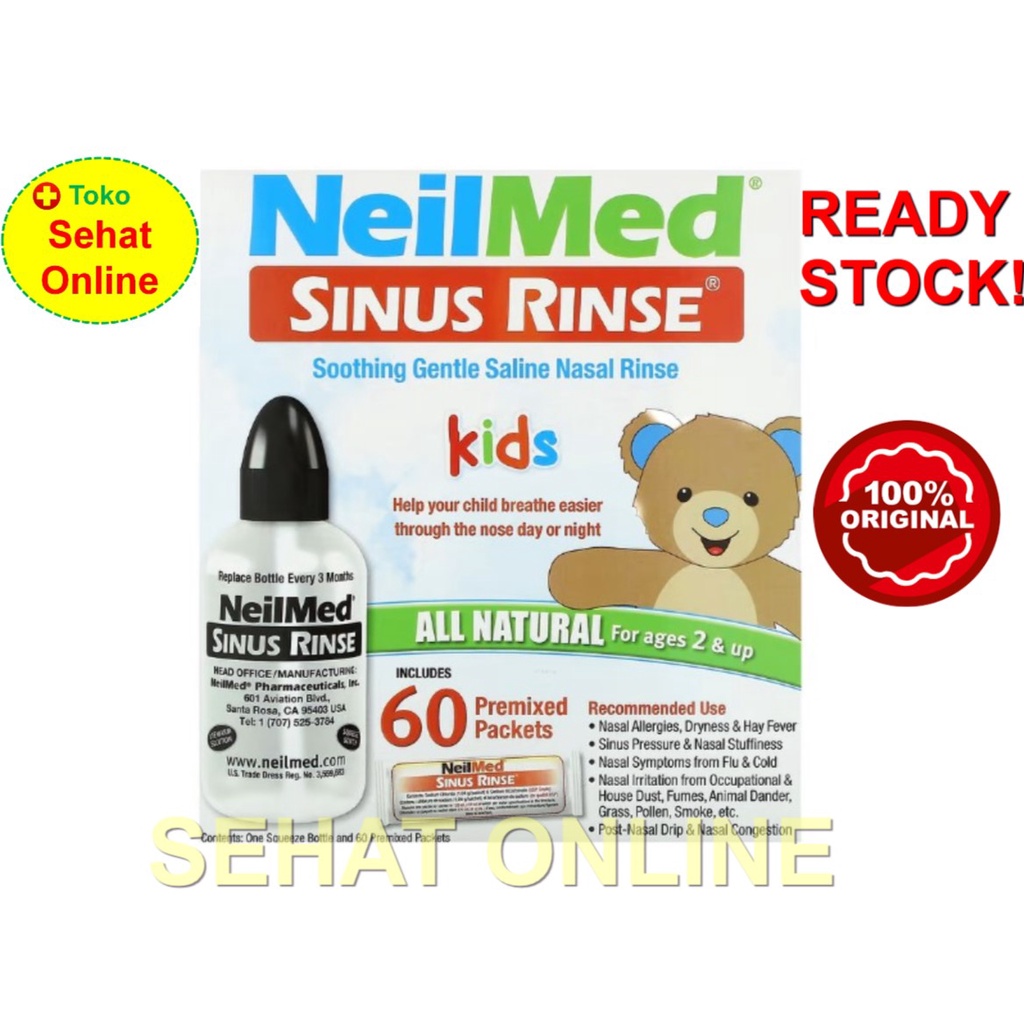 Jual Neilmed Sinus Rinse Kids - Bottle + 60 Sachets | Shopee Indonesia