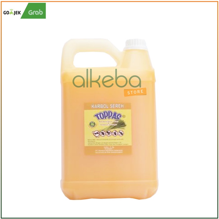 Jual KARBOL SEREH GALON MERK TOPPAS 5 LITER PENGUSIR SERANGGA KECOA ...