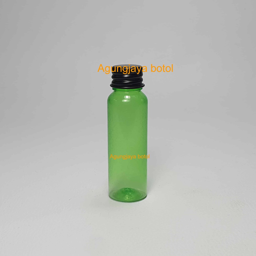 Jual Botol Pet 30 ml Br Hijau Muda Tutup Ulir Neck 18 / Botol Pet BR ...