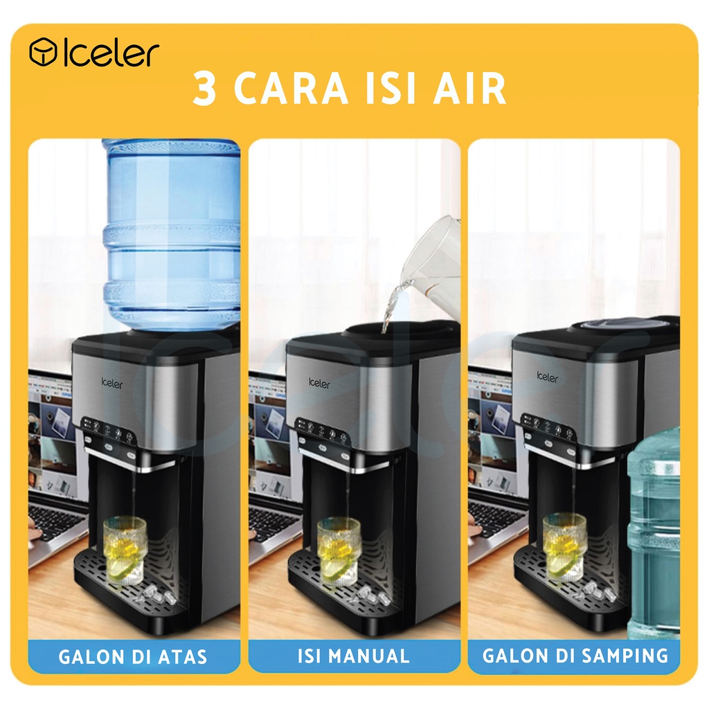 Jual Iceler Mesin Es Multifungsi 3 in 1 Air Panas Air Dingin Es Batu ...