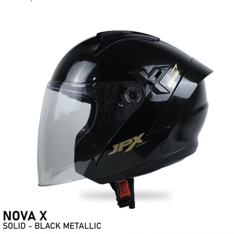 Jual Helm Half face JPX NOVA X SOLID Original JPX ( CUCI GUDANG ...