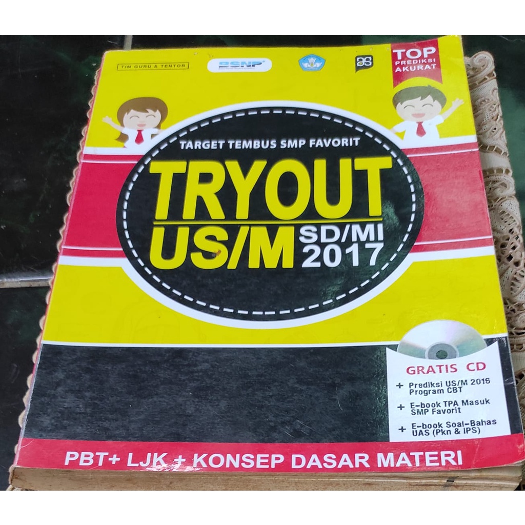 Jual Buku Top Prediksi Akurat Tryout US/M SD/MI 2017 (Tanpa CD) | Shopee Indonesia