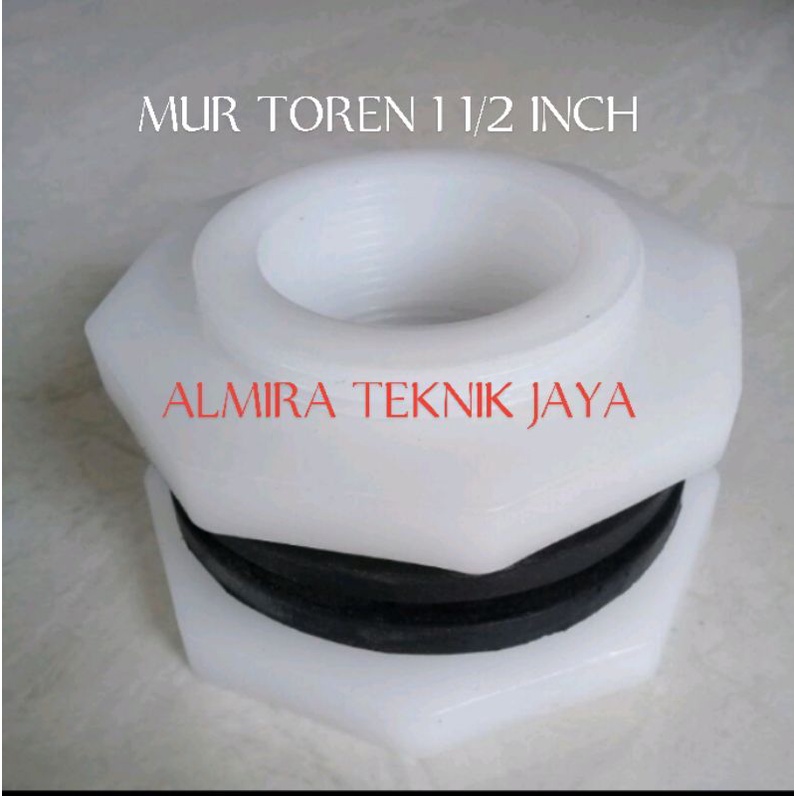 Jual Mur toren / drat toren 1 1/2 inch | Shopee Indonesia