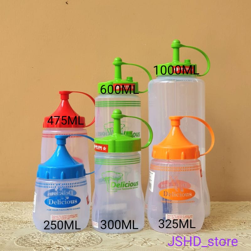 Jual Botol Saus Lion Star (1Pcs)250 ML- Botol Kecap - Botol Mayones ...