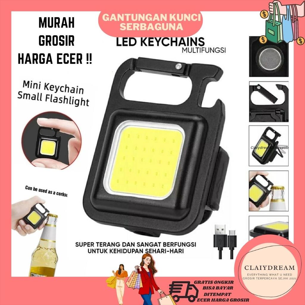 Jual CLAIYDREAM KEYCHAIN LIGHT Lampu Senter mini LED Tahan Air Keychain ...
