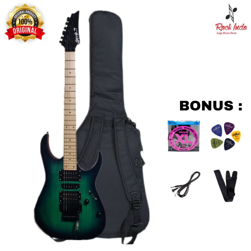 Jual Gitar Elektrik Listrik Difergio Volcano Up Down Original FREE ...