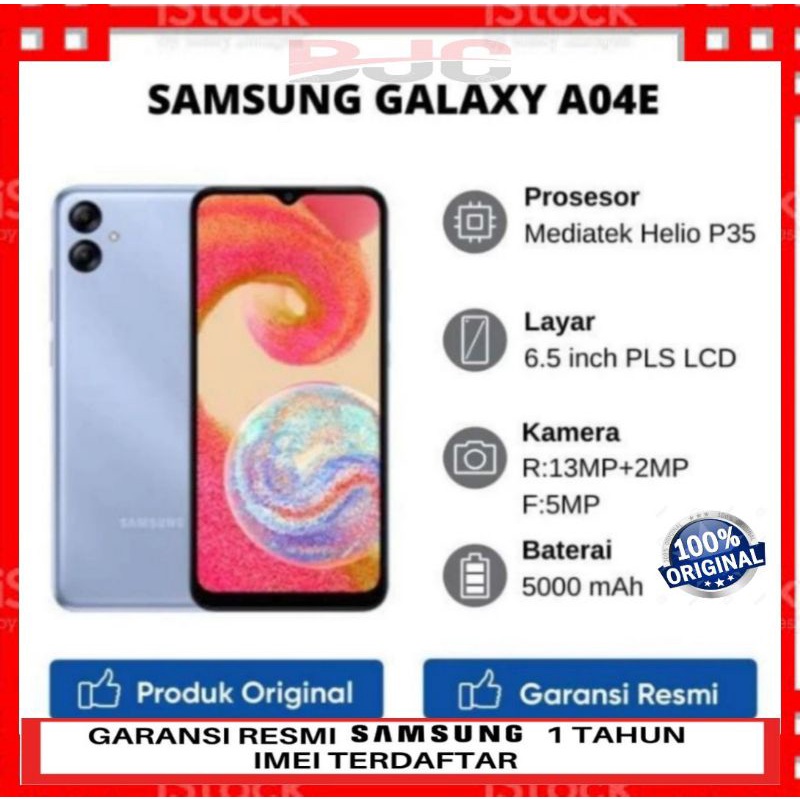 Jual SAMSUNG GALAXY A04E 3/64GB 3/32GB GARANSI RESMI | Shopee Indonesia