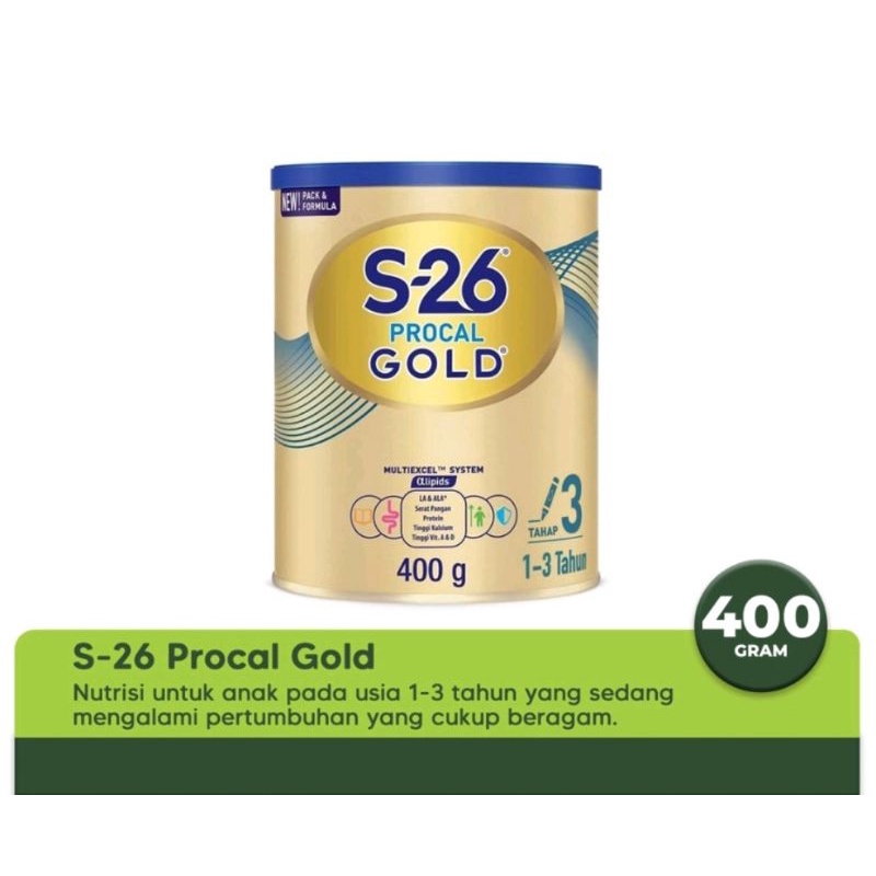 Jual S-26 Procal Gold Tahap 3 Susu Pertumbuhan Anak 1-3 Tahun Vanila ...
