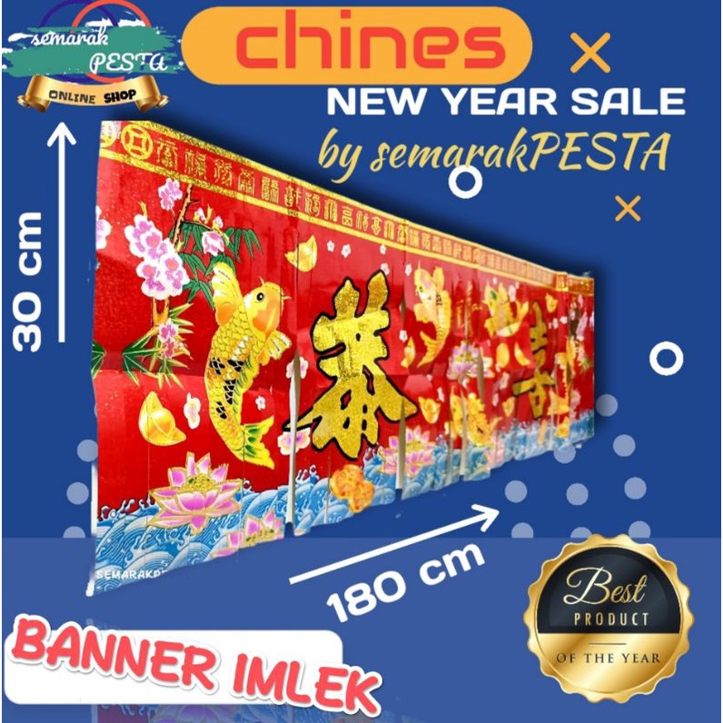 Jual banner rumbai imlek,banner gong xi fa chai,banner rumbai imlek ...