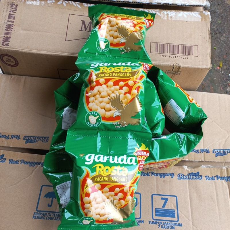 Jual PROMO SPESIAL GARUDA ROSTA 20 GR KACANG PANGGANG 1 RENCENG ...