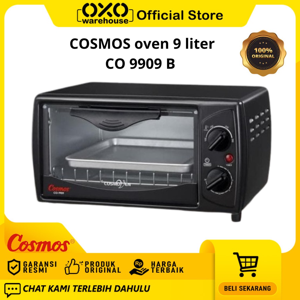 Jual COSMOS oven CO 9909 B 9 Liter Pemanggang Low Watt Garansi Resmi ...