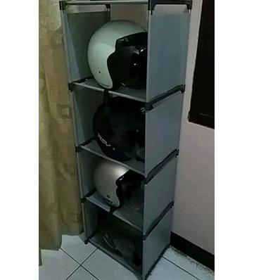 Jual [KODE PRODUK DLWLG4955] Rak helm 5 susun tempat helm muat lebih ...