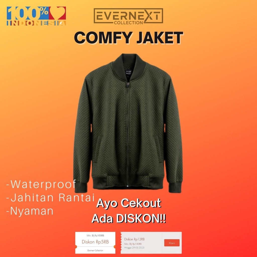 Jual JAKET BASIC COMFY PRIA JAKET POLOS PRIA BOMBER PRIA WANITA UNSIEX ...