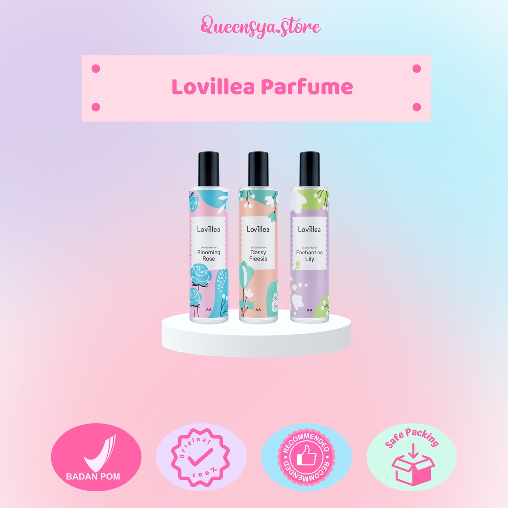 Jual LOVILLEA Eau De Parfum Blooming Rose | Enchanting Lily | Classy ...