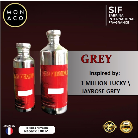 Jual GREY INSPIRED 1 MlLLLlON LUCKY. / JAY.R0SE. GREY BY SIF - ASLI 100 ...