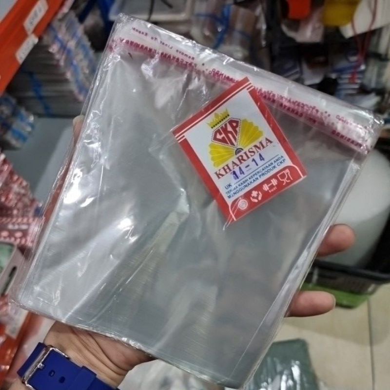 Jual PLASTIK OPP LEM BENING 9x9 10x10 12x12 13x13 14x14 15x15 16x16 isi 100 lembar / PLASTIK ...
