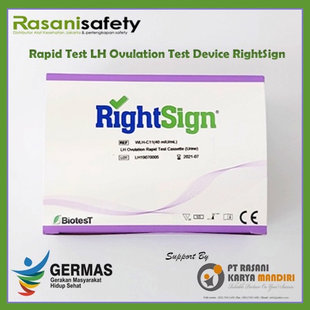 Jual LH Ovulation Device Test RightSign Isi 25 Alat Tes Cek Deteksi Uji ...