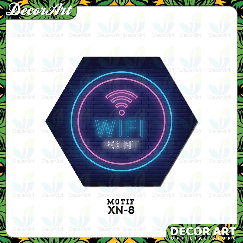 Jual DecorArt - Dekorasi Hiasan Dinding Segi 6 Hexagonal Tema Sign ...