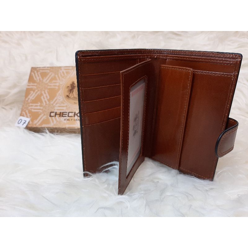 Jual Dompet kulit Asli Checkers 07N 100%Original | Shopee Indonesia