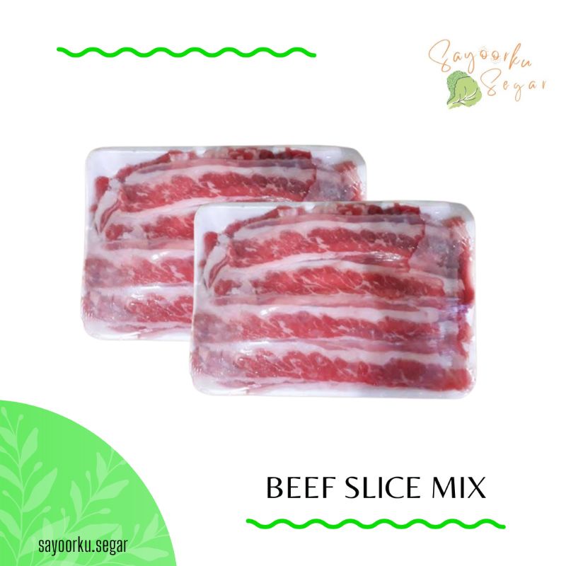 Jual Daging slice mix / beef slice AUS / shortplate US / grill suki ...