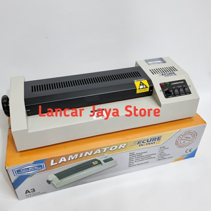 Jual Mesin Laminating Secure Instant II A3 Laminator Secure Instant II ... Jual Mesin Laminating Secure Instant II A3 Laminator Secure Instant II ...