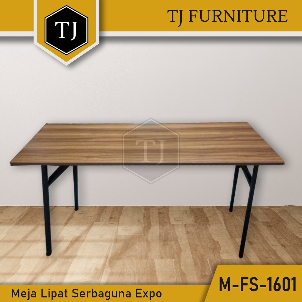 Jual Expo Furniture Meja Lipat Serbaguna Kayu Kaki Besi / Folding Table ...