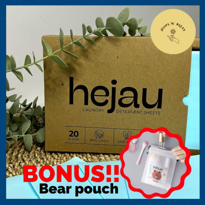 Jual Hejau Laundry Detergent Sheet Sabun Deterjen Kertas Untuk Segala ...