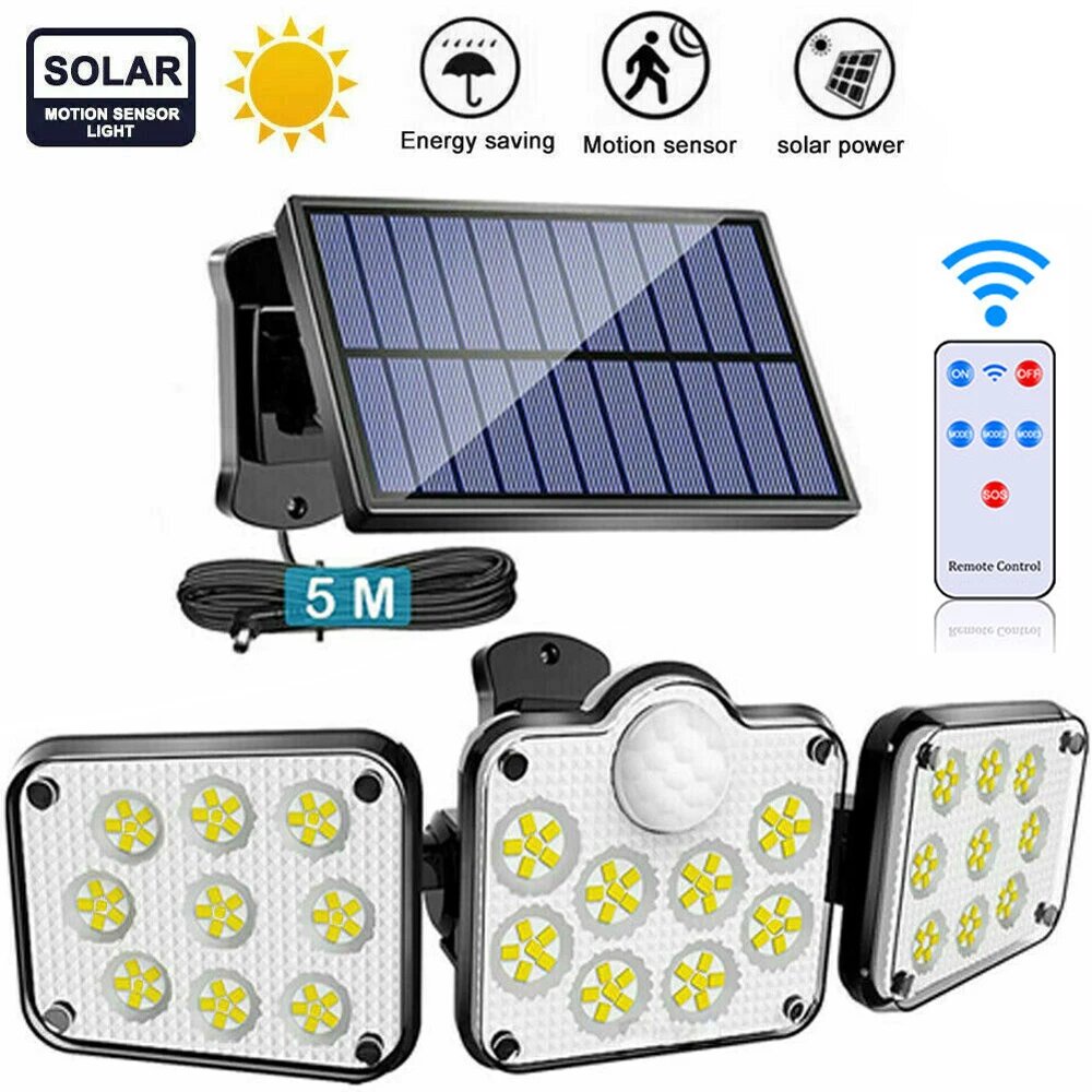 Jual LAMPU DINDING SOLAR LED SOROT OUTDOOR TENAGA SURYA SUPER BRIGHT ...