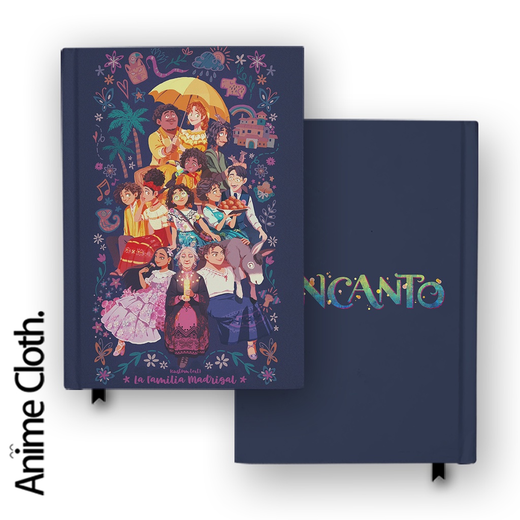 Jual Buku Catatan Notebook Animasi Encanto 1 Hardcover Custom Nama ...