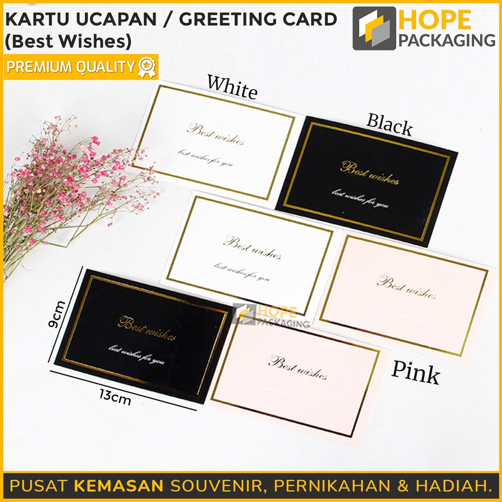 Jual [Harga / 5 Pcs] Kartu Ucapan / Greeting Card / Souvenir Kartu ...