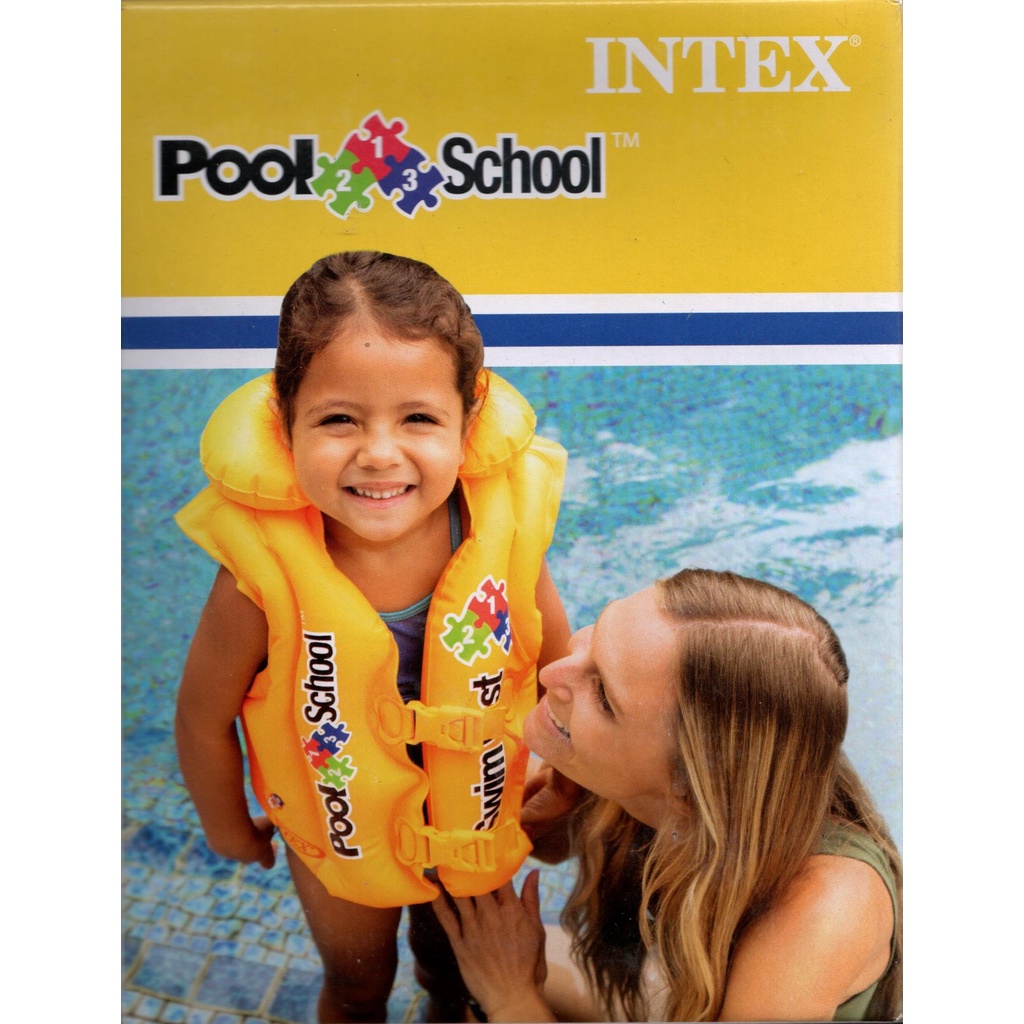 Jual INTEX 58660 SWIM VEST Baju Jaket Ban Rompi Pelampung Renang Anak ...