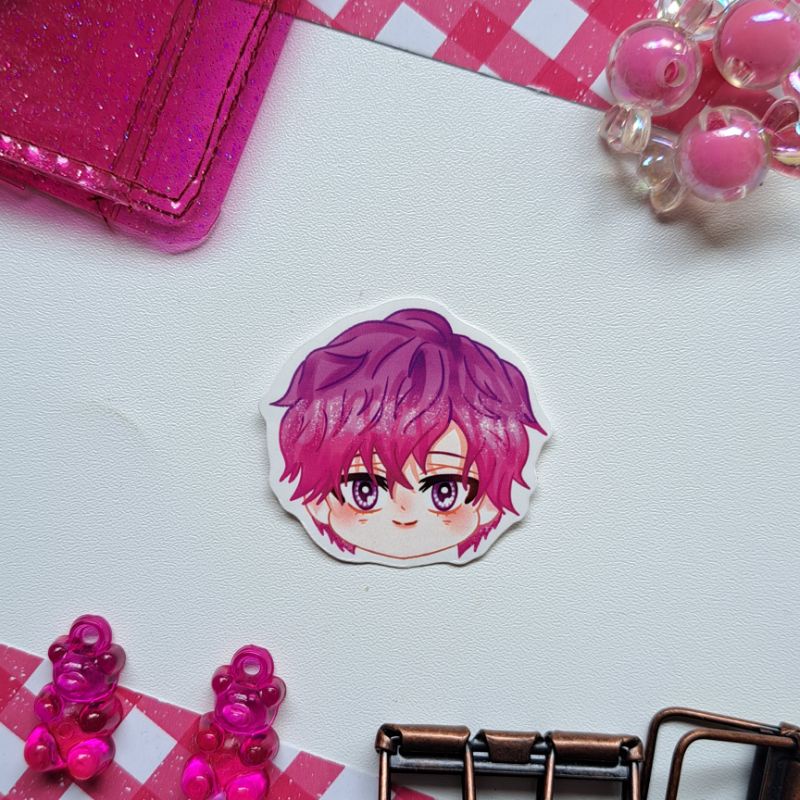 Jual Vtuber steal your heart die cut stickers by onintwin / vtuber ...