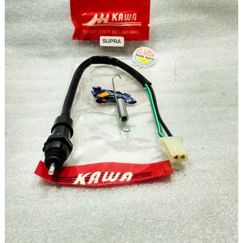 Jual Swit rem belakang Supra Karisma Revo model soket Brake Switch rear ...