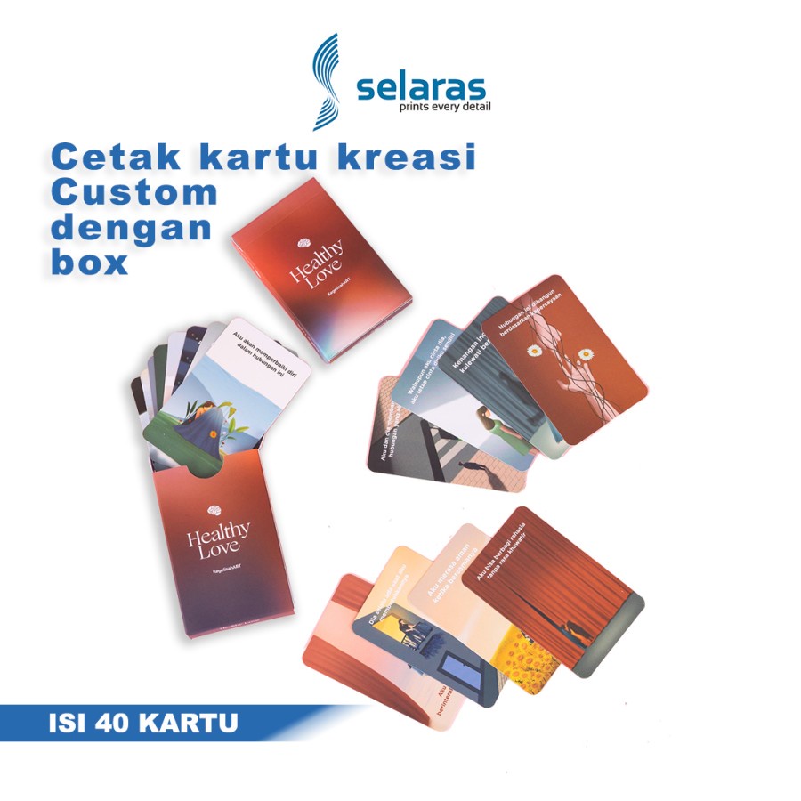 Jual Cetak Kartu Edukasi Kreasi Custom dengan Box di Selaras Printing ...