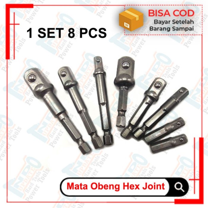 Jual Mato Set Alat Perkakas Mata Obeng Terbaru Mata Hex Joint 8Pcs ...