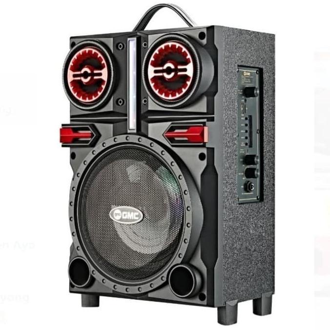 Jual SPEAKER AKTIF PORTABLE GMC 8INCH 897H 897R / SPEKER BLUETOOTH ...