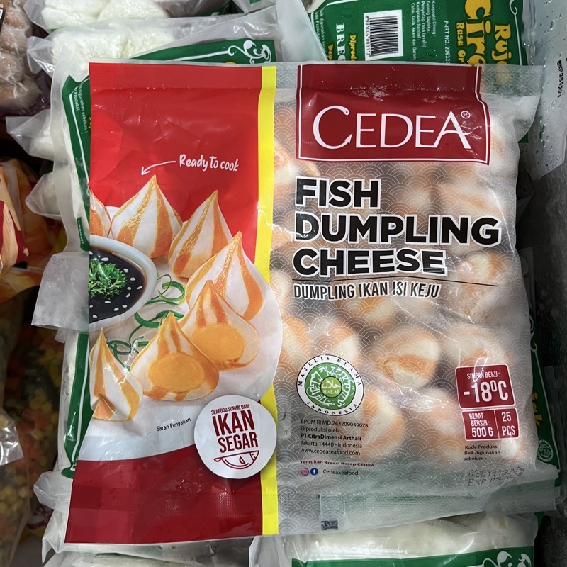 Jual DUMPLING CHEESE 500grm CEDEA | Shopee Indonesia