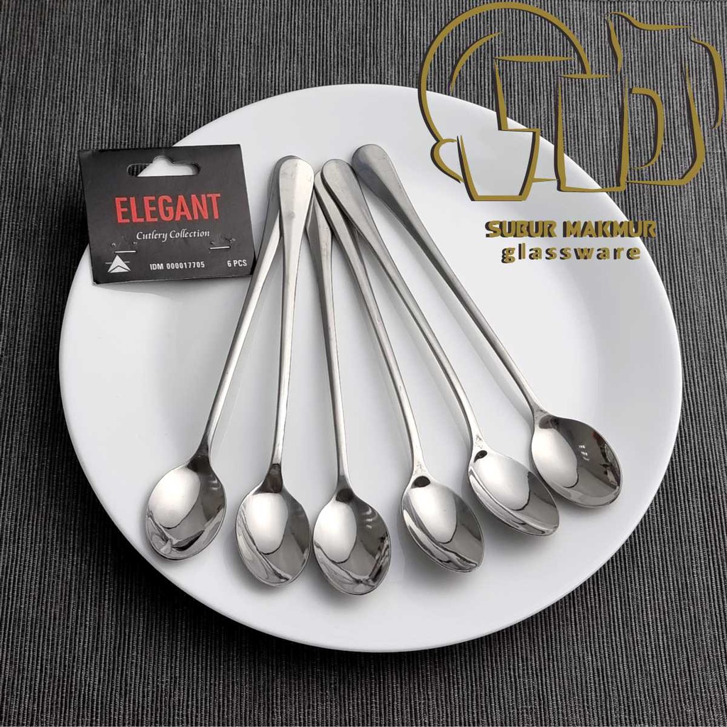 Jual [6 Pcs] Sendok Es ELEGANT (IPKE-20) . Kedaung Soda Spoon / Hotel | Shopee Indonesia