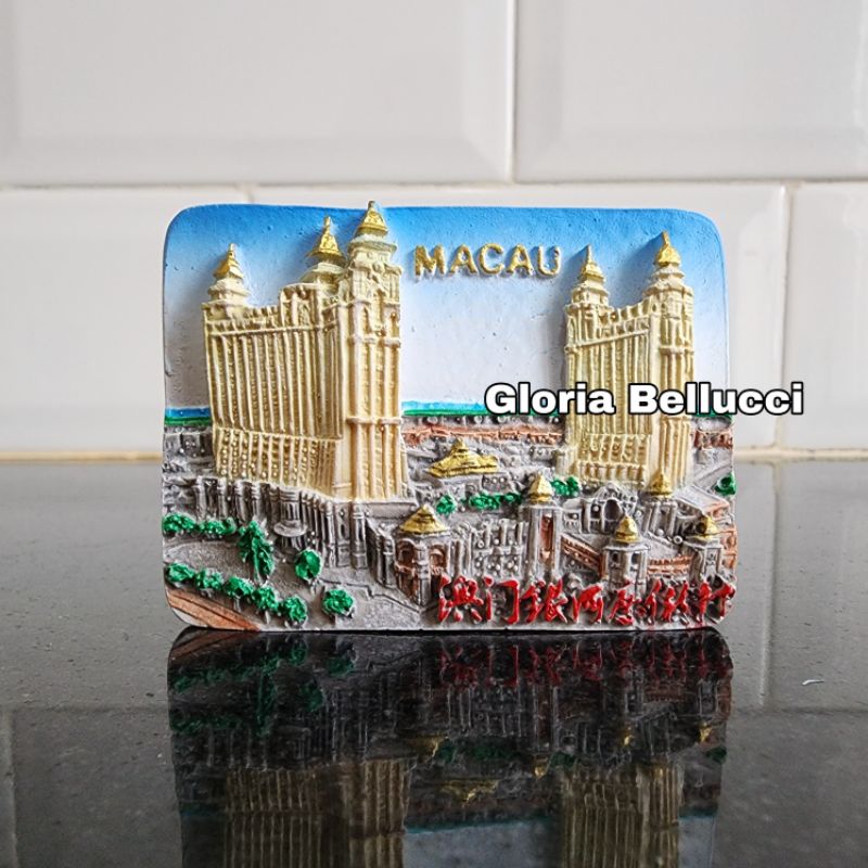 Jual Souvenir macau tempelan fridge magnet kulkas makau macao china ...