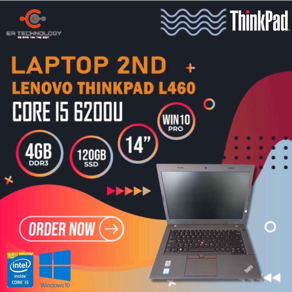 Jual LENOVO THINKPAD L460 Core i5 6200U 8GB DDR3 256GB SSD 14inch Win11 ...