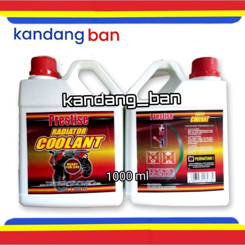 Jual AIR RADIATOR / COOLANT PRESTISE 1000 ML, UNTUK MOTOR DAN MOBIL ...
