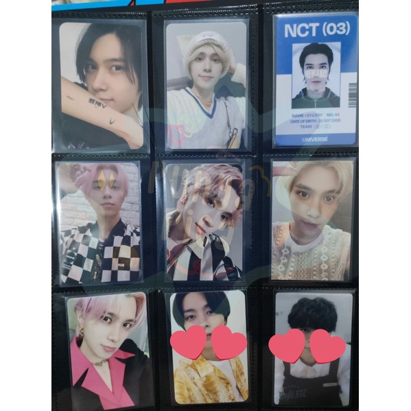 Jual (booked) PC HENDERY WAYV aheng meong tatto | Shopee Indonesia
