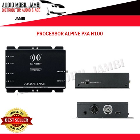 Jual PROCESSOR ALPINE PXA-H100 IMPRINT AUDIO DSP 3-Way Crossover ...