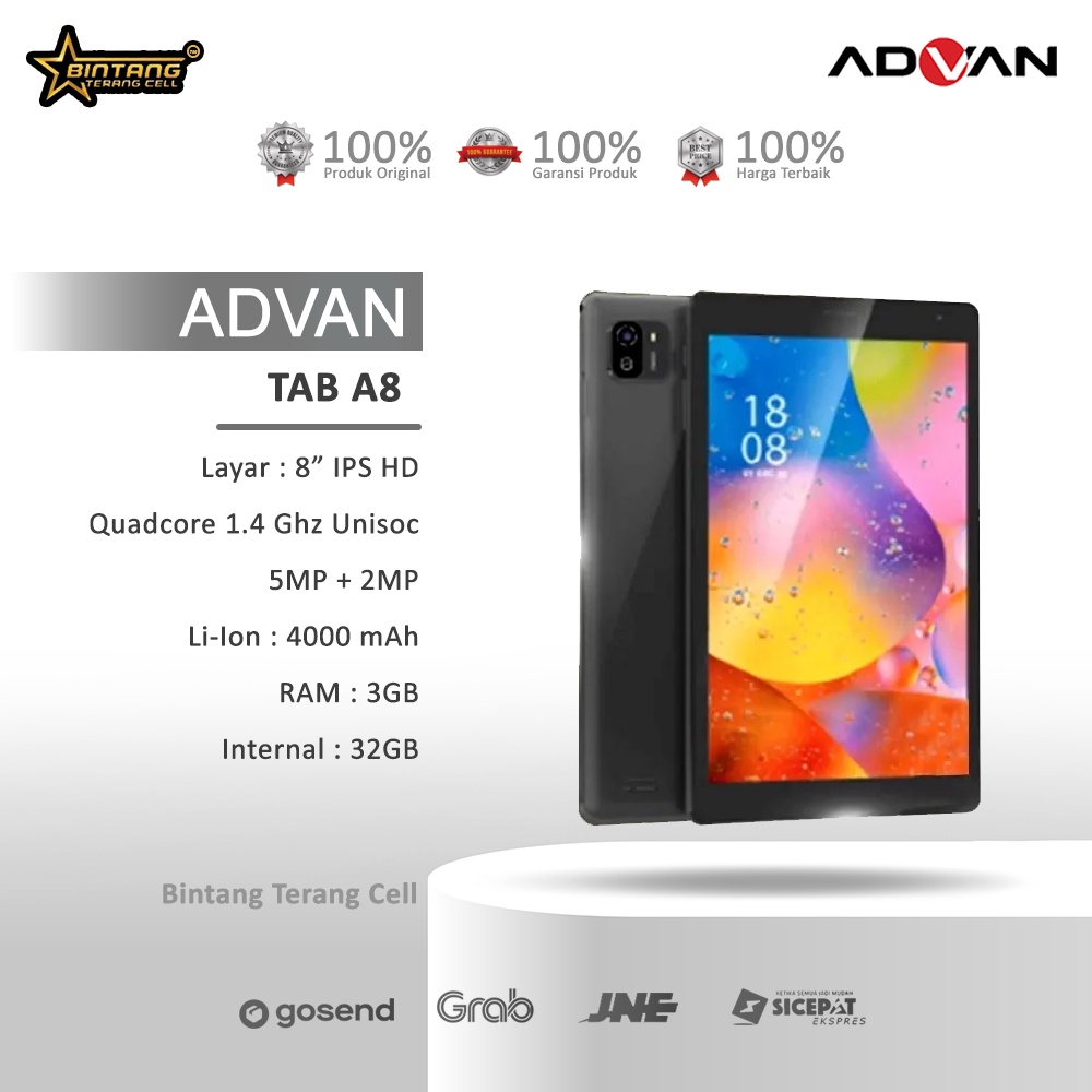 Jual Advan tab xtab advan xtab ram 4/64Gb advan tablet garansi resmi ...