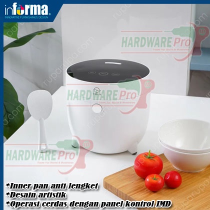 Jual Rice Cooker White Healthy Alat Penanak Nasi Rendah Gula 500 Ml ...