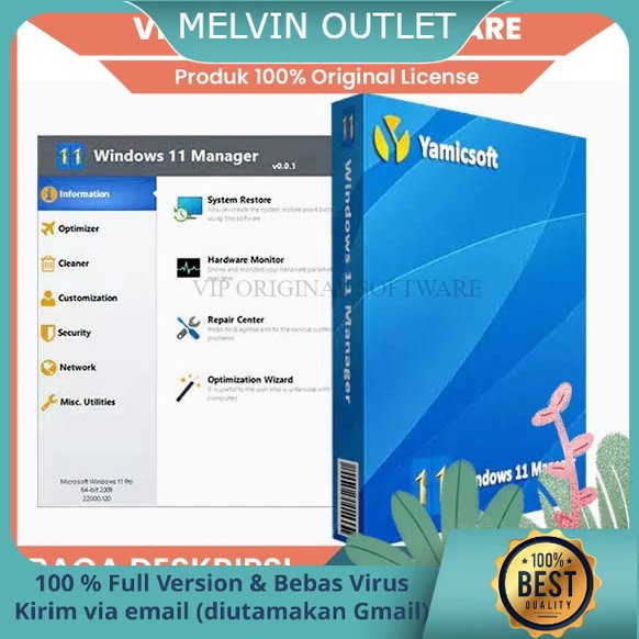 Jual Lisensi Yamicsoft Windows 11 Manager Pro Lifetime | Shopee Indonesia