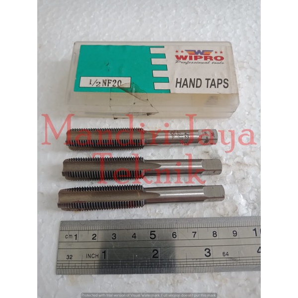 Jual Handtap / Alat Tapping Hand Tap set 3pcs 1/2 x 20 WIPRO | Shopee Indonesia