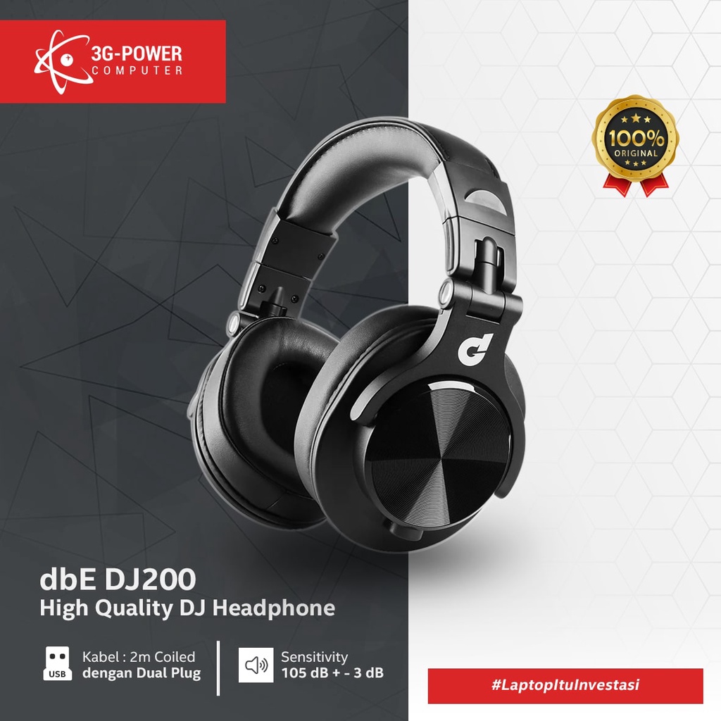 Jual dbE DJ200 High Quality DJ Headphone | Shopee Indonesia
