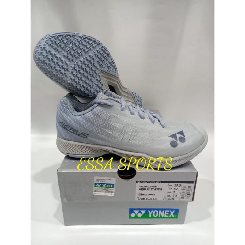 Jual SEPATU BADMINTON YONEX AERUS Z2 WIDE LIGHT BLUE ORIGINAL | Shopee ...